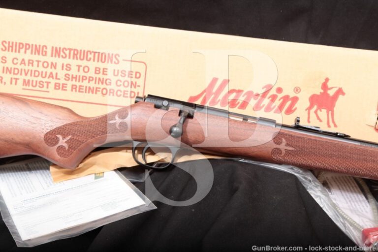 Marlin Model 983 .22 Magnum WMR 22″ Bolt Action Rifle & Box, MFD 2004 ...