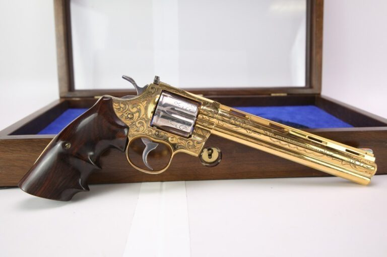 1 OF 1,000 FACTORY ENGRAVED GOLD WASH COLT PYTHON 20TH CENTURY SPECIAL ...