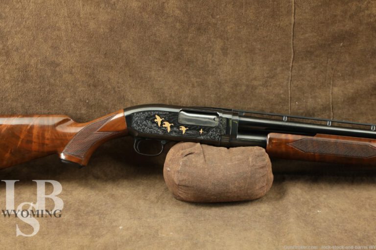 1990 Engraved Browning Model 12 28GA 26” Pump Action Shotgun - LSB Auctions