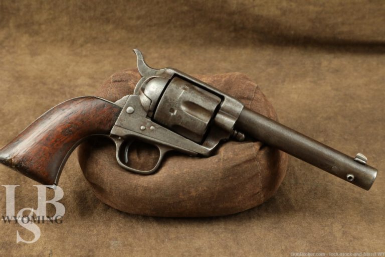 1st Generation Colt Single Action Army SAA 5 1/8” .45 Revolver 1874 Antique - LSB Auctions