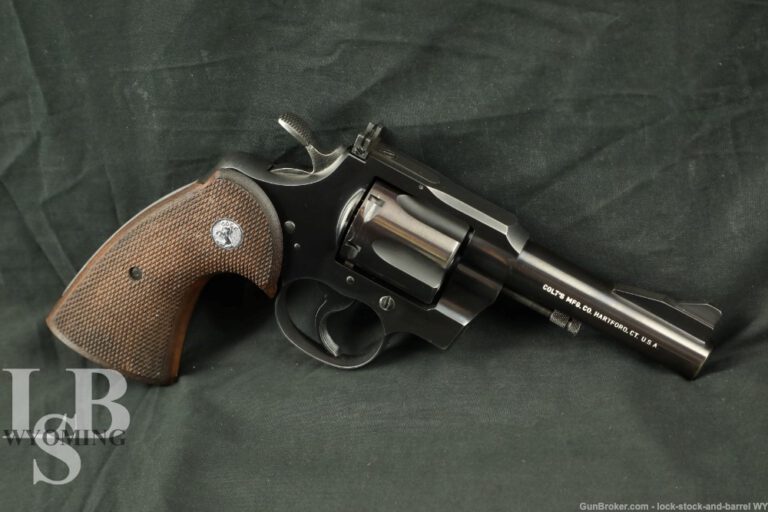 1st Year Colt Three Fifty Seven Model 4″ .357 Magnum Revolver, MFD 1954 ...