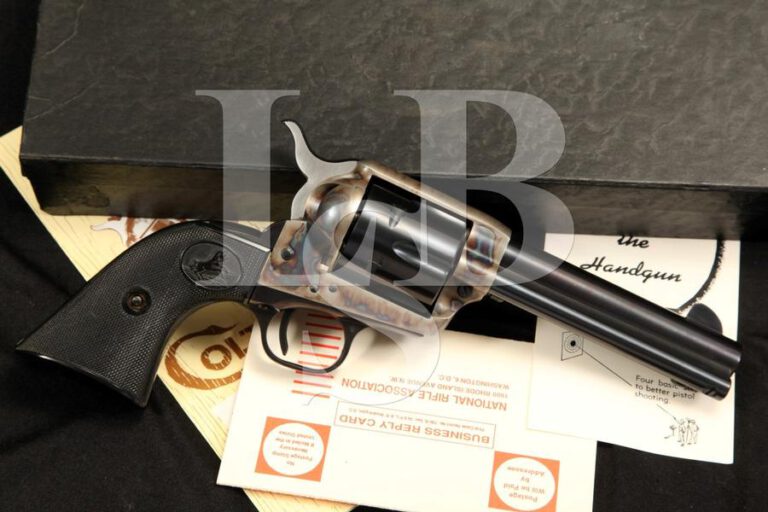2nd Generation 1873 Colt SAA — .45 Single Action Army Revolver & Box ...