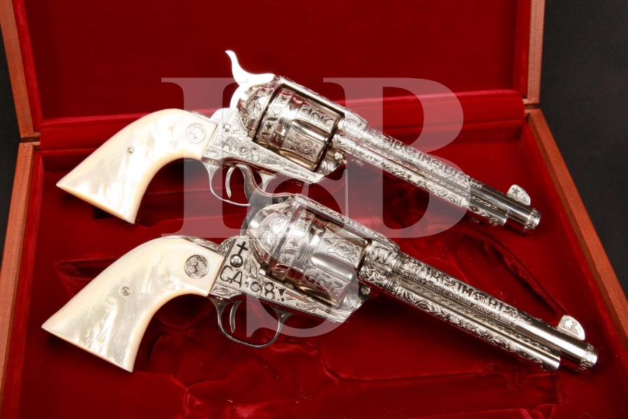 2nd Generation Colt Pair of John Barraclough Engraved ‘Liberty ...