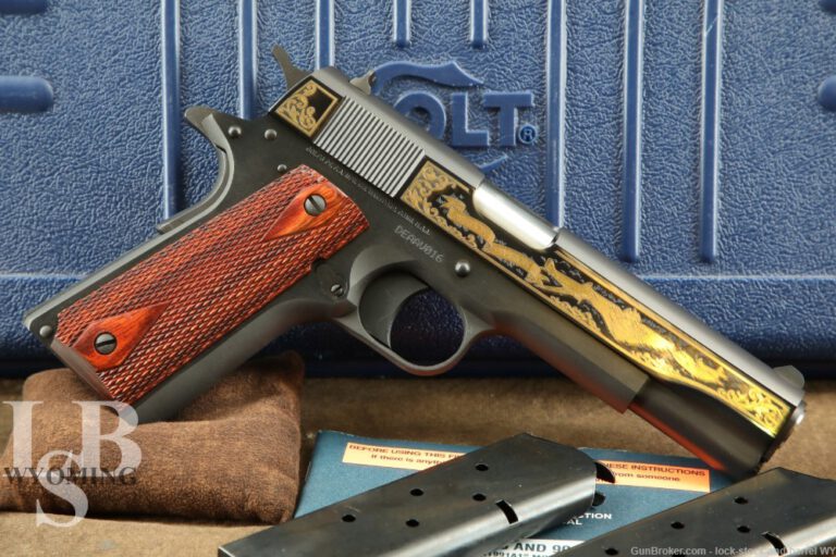 35TH DEA ANNIVERSARY COLT GOVERNMENT .45 ACP COMMEMORATIVE - LSB Auctions