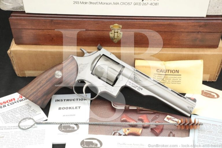 62 of 250 Engraved Dan Wesson Monson 44V 44-V .44 Mag 6″ Revolver - LSB ...