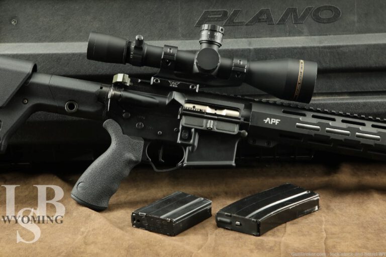 Alex Pro Firearms APF-15 6mm ARC 18″ Semi-Auto Rifle AR15 Leupold VX-3i ...