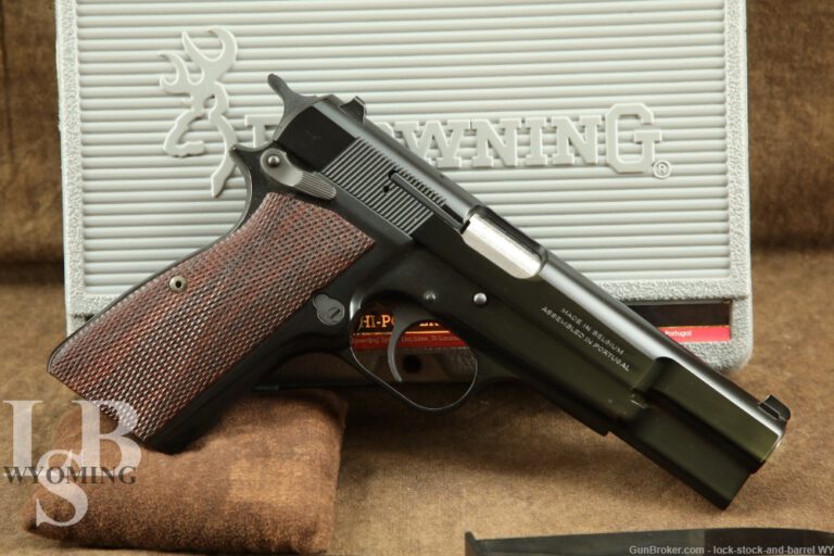 Browning Belgium FN Hi Power 40 cal S&W 4.5” Pistol MFD 1993 w/ Box ...