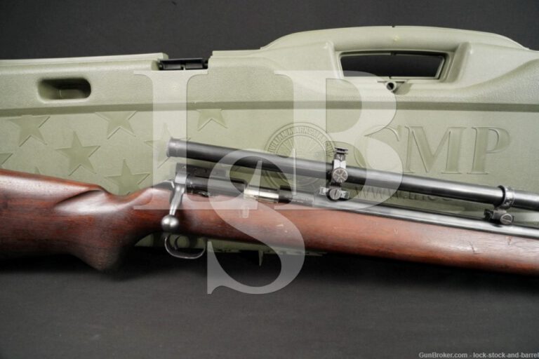 CMP Winchester Model 52D 52-D Target M12 .22 LR Single Shot Bolt Rifle ...