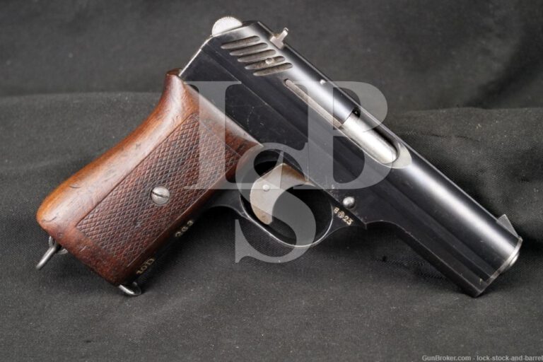 Ceska Zbrojovka Military Marked Vz. 22 9mm Nickl Semi-Auto Pistol, 1923 ...