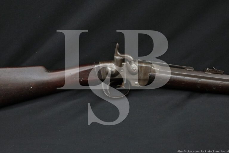 Civil War Poultney Trimble Smith Carbine .50 Cal Percussion Rifle Antique - LSB Auctions