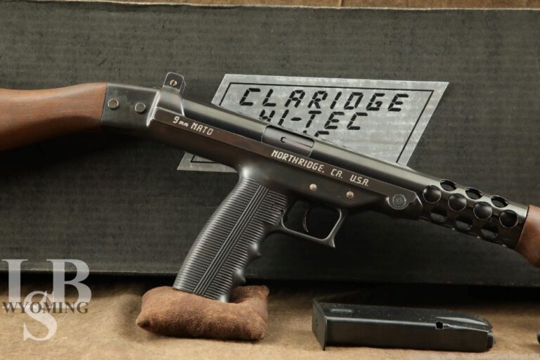 Claridge Hi-Tec C-9 C9 9mm 16.5” Blowback Semi-Auto Rifle w/ Factory ...