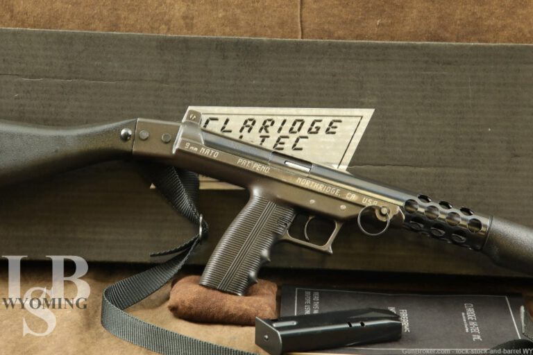 Claridge Hi-Tec LEC9 LEC-9 9mm 16.5” Blowback Semi-Auto Rifle w/Factory ...