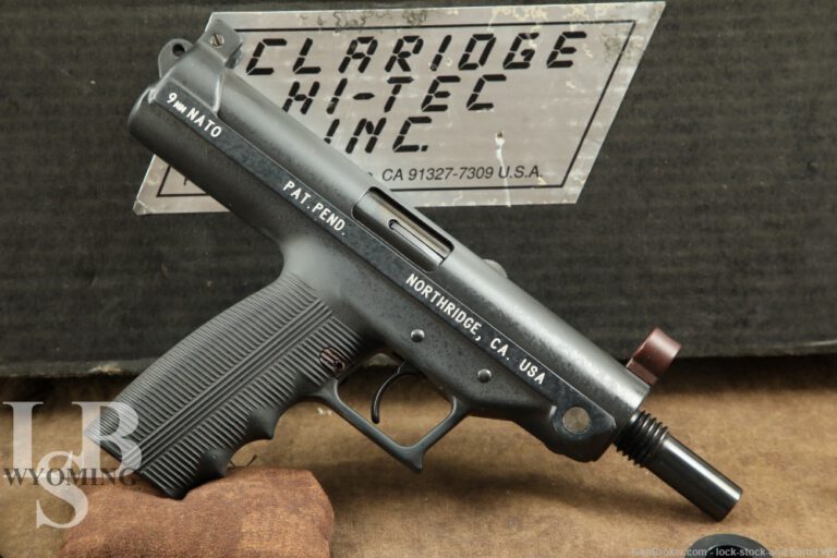Claridge Hi-Tec S-9 S9 9mm 5” Blowback Semi-Auto Pistol w/ Factory Box ...
