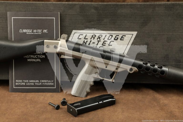 Claridge HiTec LEC9 LEC-9 9mm 16.5” Blowback Semi-Auto Rifle w/ Factory ...