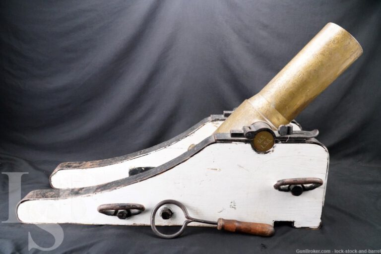 Coast Guard US Life Saving Service Brass Lyle Gun Line Throwing Cannon ...