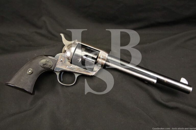 Colt 1st Gen Single Action Army SAA 7 1/2″ .38-40 WCF Revolver, 1913 C&R - LSB Auctions