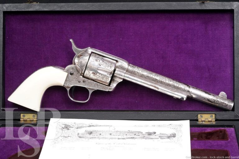 Colt 1st Gen Single Action Army SAA 7 1/2″ .45 LC Revolver, 1887 ...