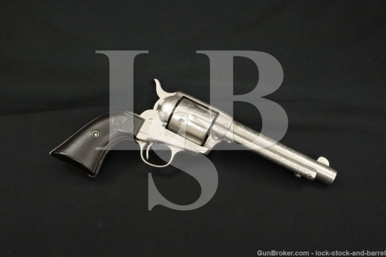 Colt 1st Gen Single Action Army SAA Engraved .38-40 WCF Revolver, 1906 C&R - LSB Auctions