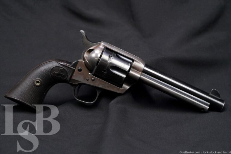 Colt 1st Generation Single Action Army SAA .38-40 WCF Revolver, 1921 C&R - LSB Auctions
