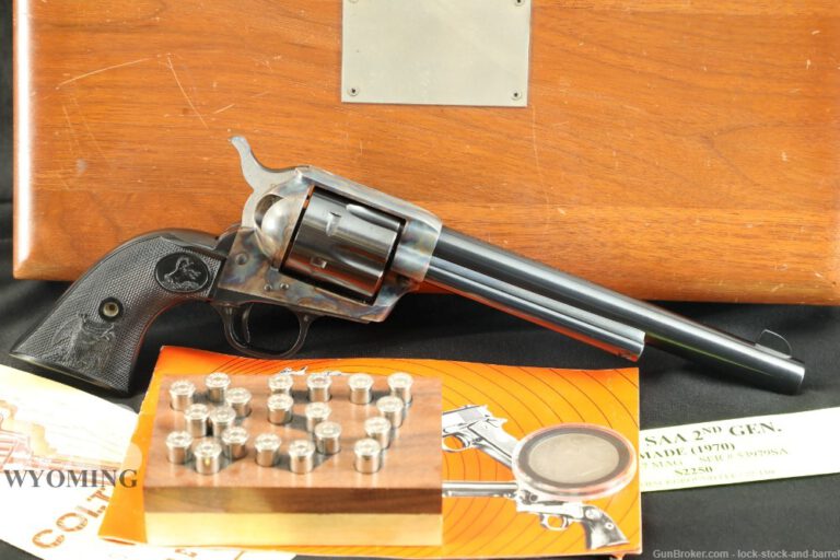Colt 2nd Gen Single Action Army SAA 7 1/2″ .357 Magnum Revolver, 1970 C ...