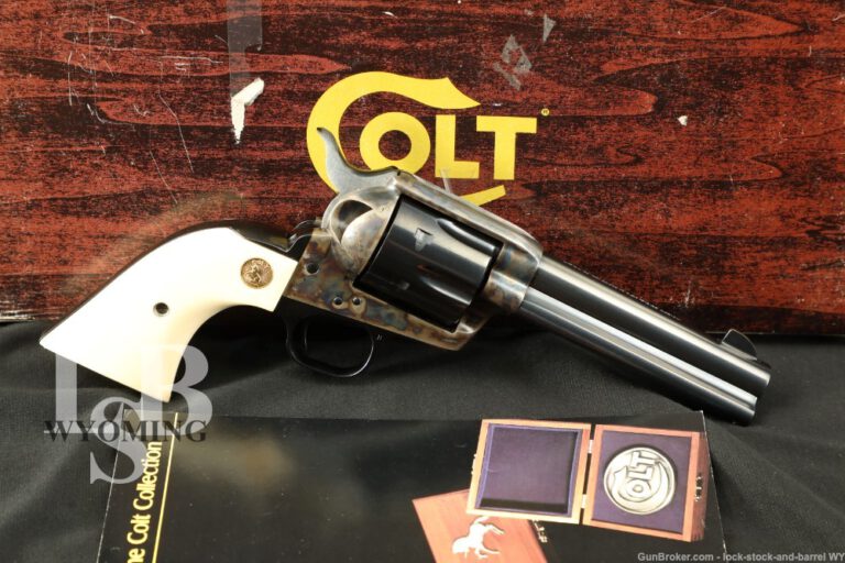 Colt 3rd Gen Single Action Army SAA 4 3/4″ .44-40 WCF Revolver & Box ...