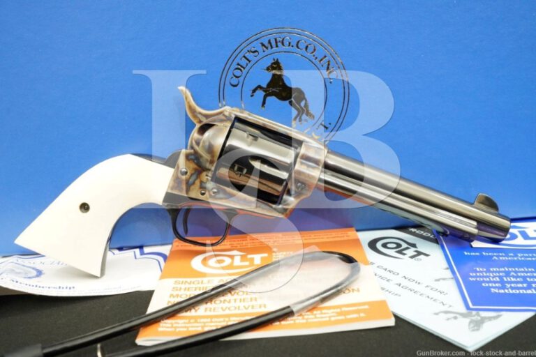 Colt Custom Single Action Army SAA 5 1/2″ .45 LC Revolver & Box, MFD ...