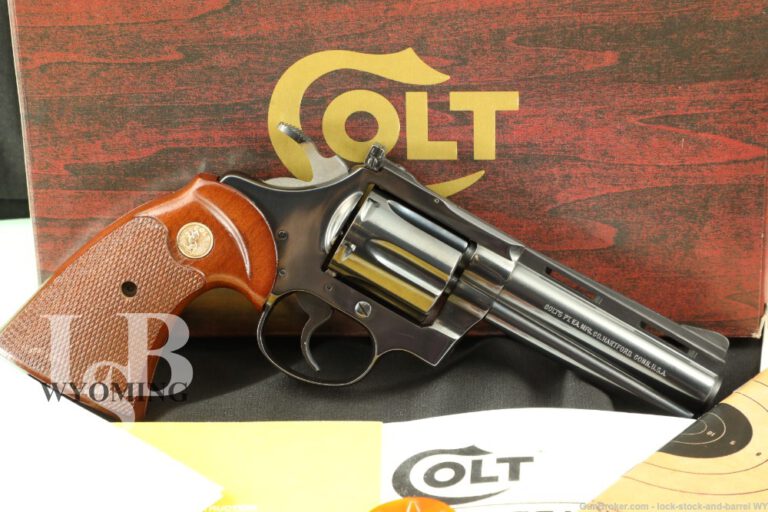 Colt Diamondback Model D5540 4″ Blue .38 Special SA/DA Revolver, 1982 ...