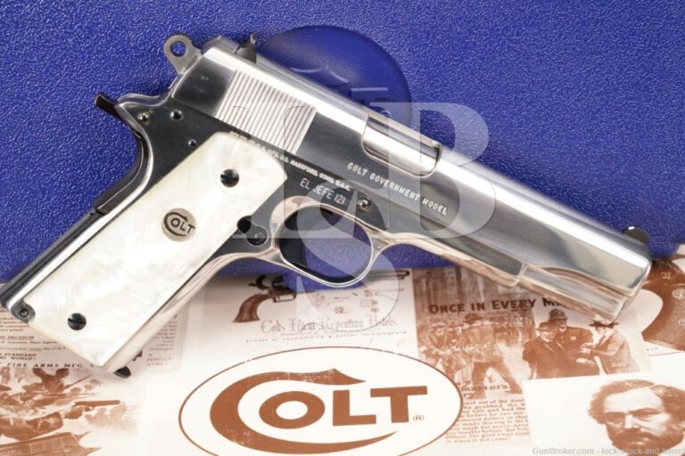 Colt El Jefe Lew Horton Exclusive 121/500 .38 Super Government Model ...