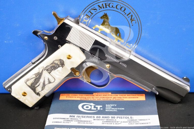 Colt El Matadore Lew Horton 282/500 .38 Super Govt Model 1911 - LSB ...