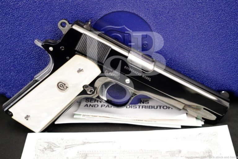 Colt El Patron Lew Horton Exclusive 2/350 .38 Super Govt Model 1911 ...