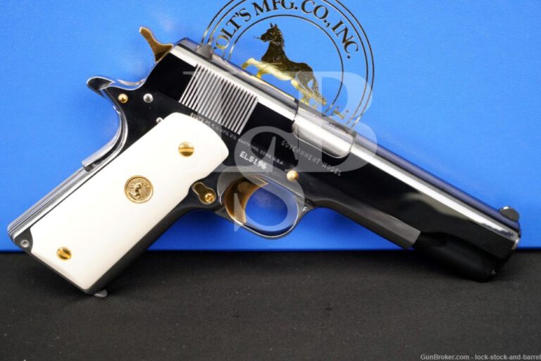 Colt El Sargento Lew Horton Exclusive 196/350 .38 Super Govt 1911 - LSB ...