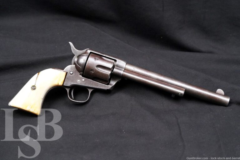Colt Frontier Six Shooter SAA .44-40 Single Action Revolver, 1880 Antique - LSB Auctions