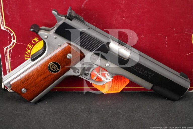 Colt Gold Cup National Match Elite .38 Super 1911 Semi-Auto Pistol, ATF ...