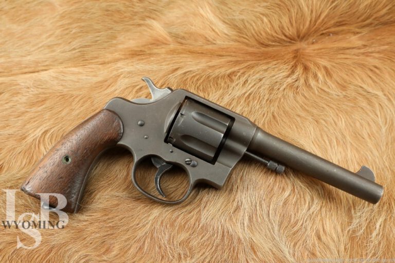 Colt Model 1917 .45 ACP Single /Double Action 6 Round Cylinder Revolver ...