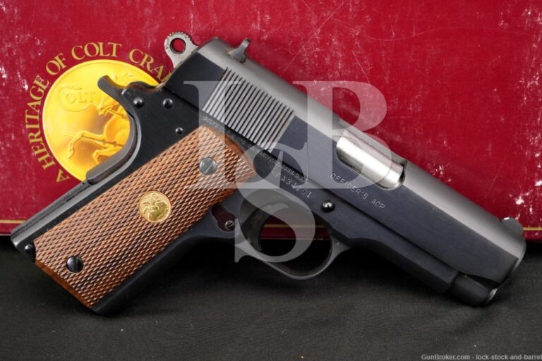 Colt Model MK IV Series 80 Officers ACP Stainless .45 3.5″ Semi Auto ...