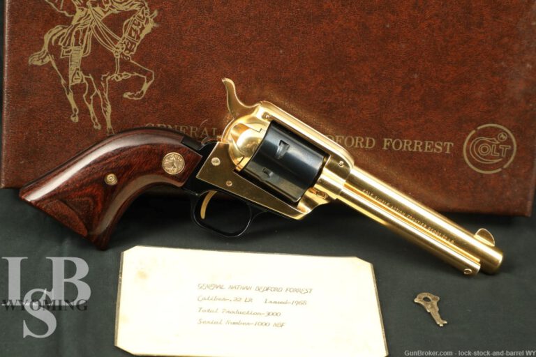 Colt Nathan Bedford Forrest Frontier Scout 22 Long Rifle Revolver, 1968 ...
