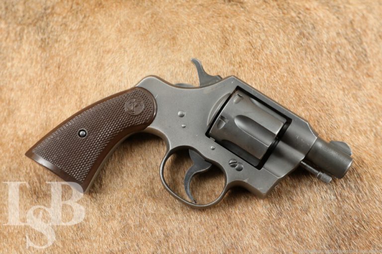 Colt Official Police Double Action Revolver w/ Commando Barrel .38 ...