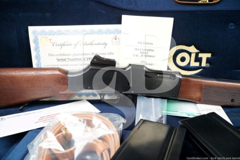 Colt Ohio Ordnance Works OOW Self Loading Rifle Model 1918 BAR .30-06 ...