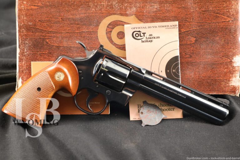 Colt Python .357 Magnum SA/DA 6” Revolver w/ Box - LSB Auctions