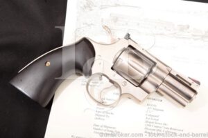 Colt Python Guard Electroless Nickel 2 1/2″ .357 SA/DA Double Action Revolver & Letter, 1982 ...