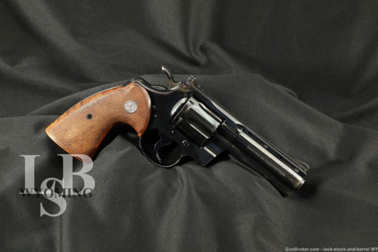 Colt Python Model I3640 Blue 4″ .357 Magnum Double Action Revolver 1968 ...