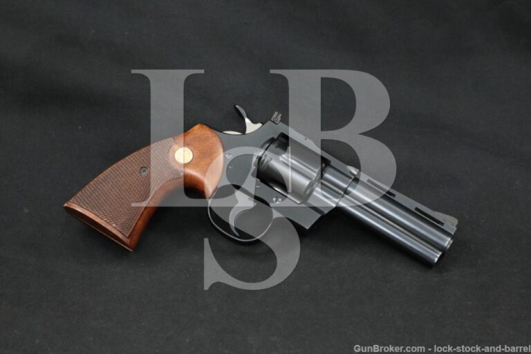 Colt Python Model I3640 Blue 4″ .357 Magnum Double Action Revolver 1967 ...