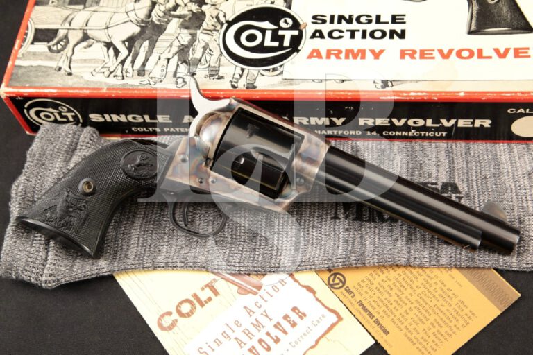 Colt S.A.A. SAA 2nd Generation + Stagecoach Box, Sharp Blue & Case ...