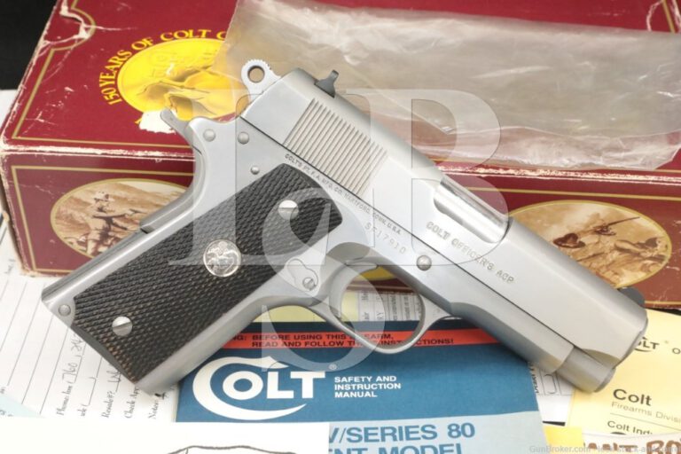 Colt Series 80 Officer’s ACP Compact 1911 09180 .45 Semi-Auto Pistol ...