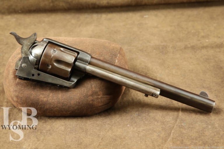 Colt Single Action Army SAA .45 Revolver, 1887 Antique, No Grip Frame ...