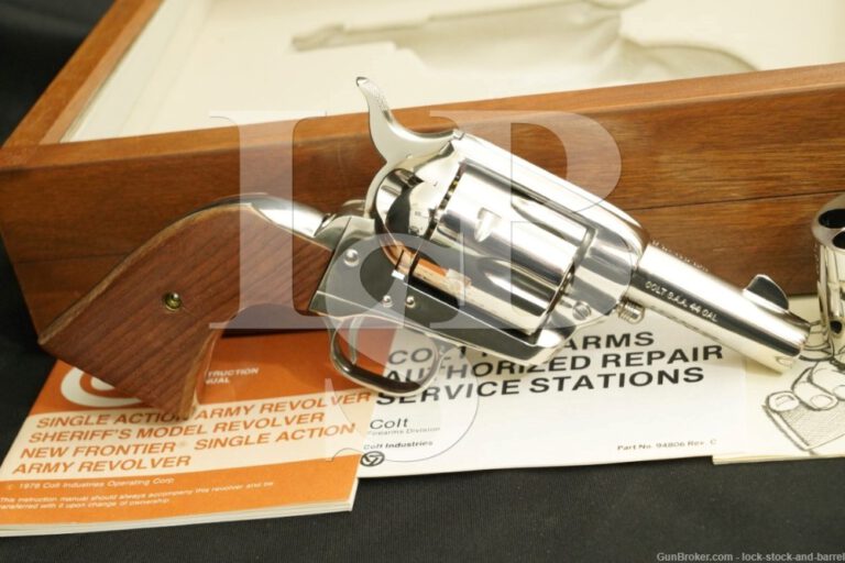 Colt Single Action Army SAA 3rd Gen Sheriff’s Model .44-40/.44 Special ...