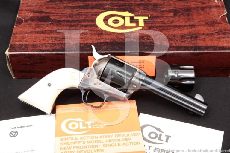 Colt Single Action Army SAA Armory Edition 1 of 500 Revolver & Box MFD ...