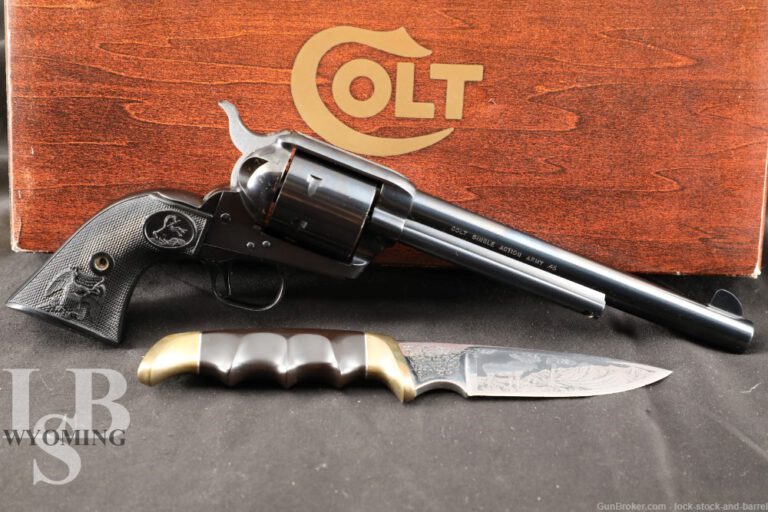 Colt Trans Alaskan Pipeline Single Action Army SAA .45 Revolver, 1978 ...