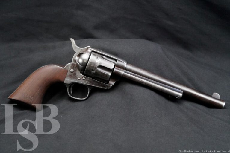 Colt US 1873 Cavalry Model Single Action Army SAA .45 Revolver 1880 ...