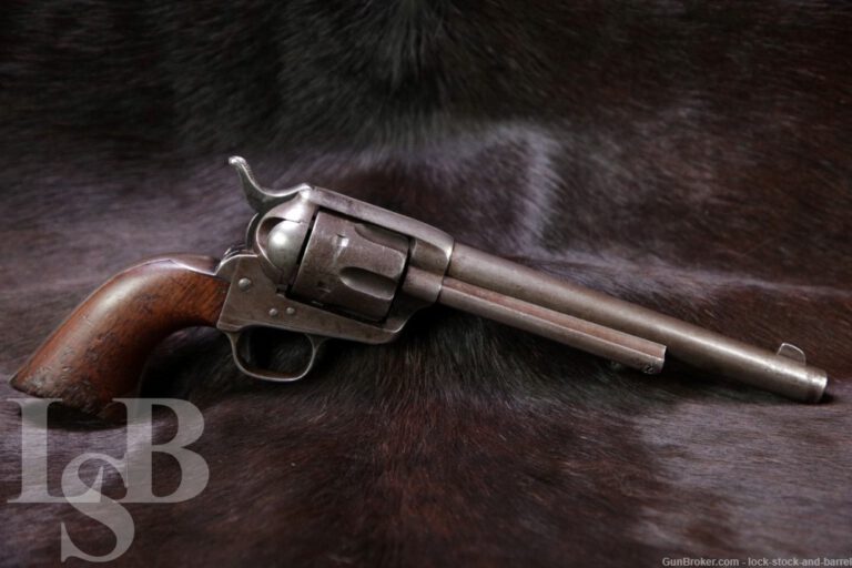 Colt US Model 1873 Cavalry Single Action Army SAA .45 Revolver 1879 Antique - LSB Auctions